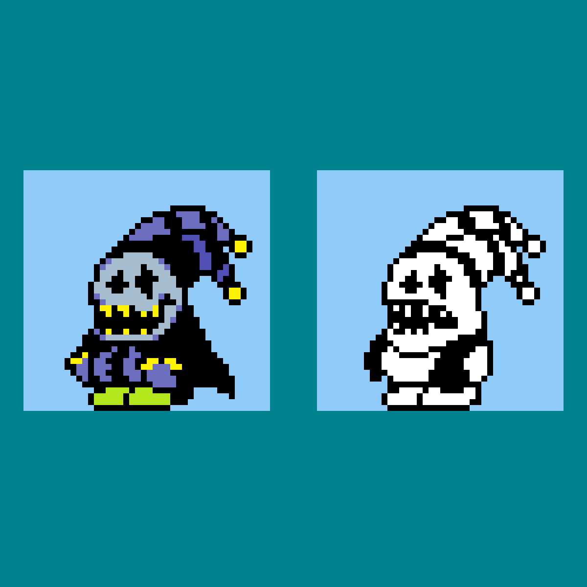 Pixilart - beta jevil but sprites by ThatBratCohen