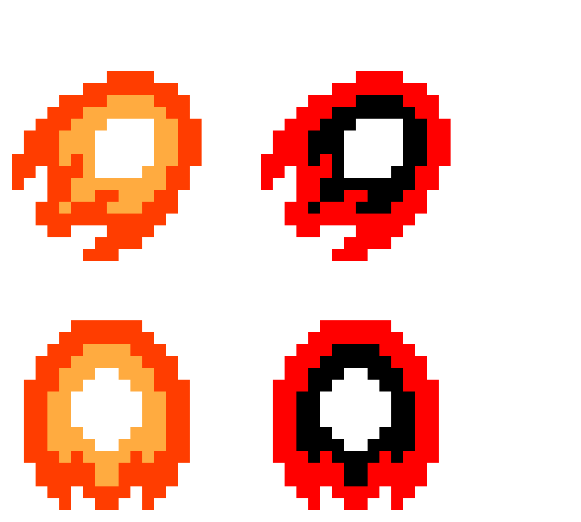 Pixilart - lava bubble custom diagonal sprites by Tuxedoedabyss03