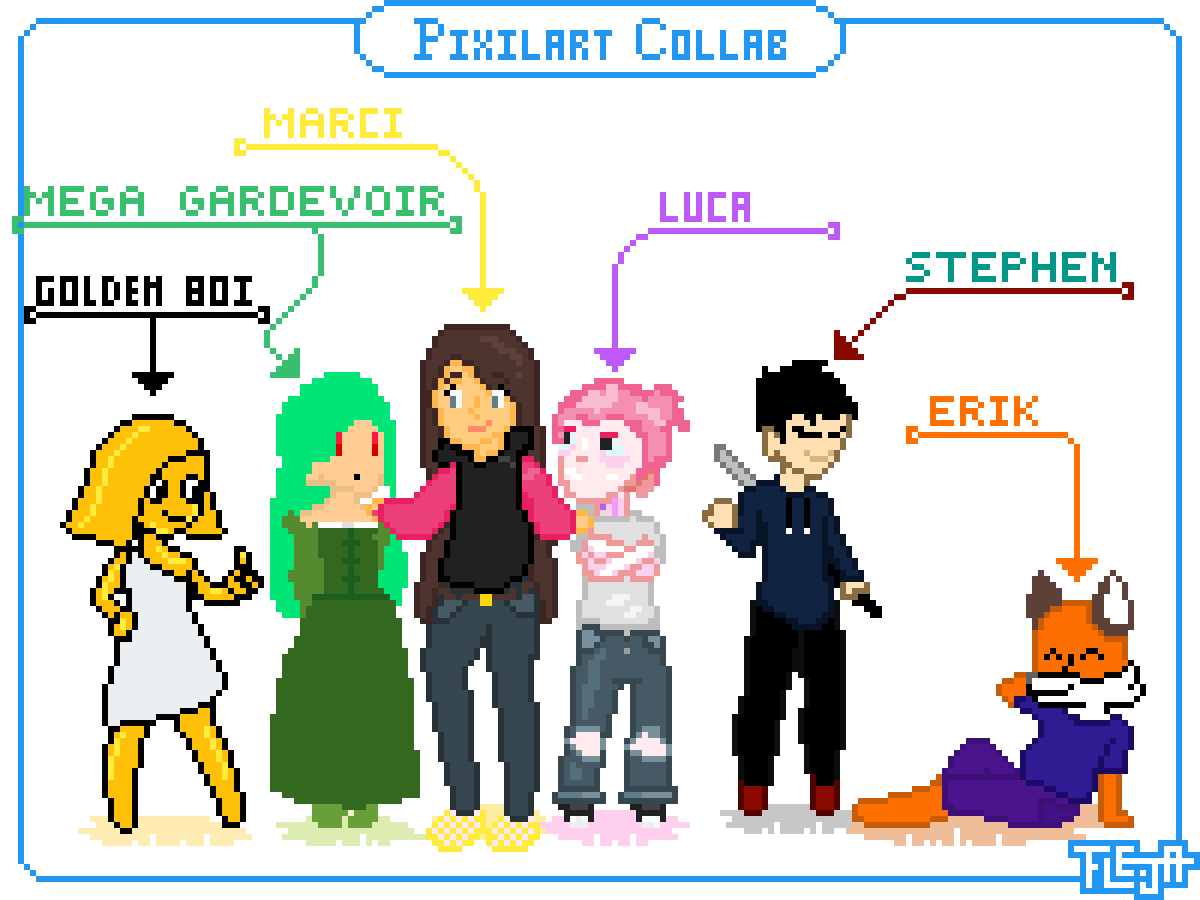 Editing other collaborative pixel art - Free online pixel art drawing ...
