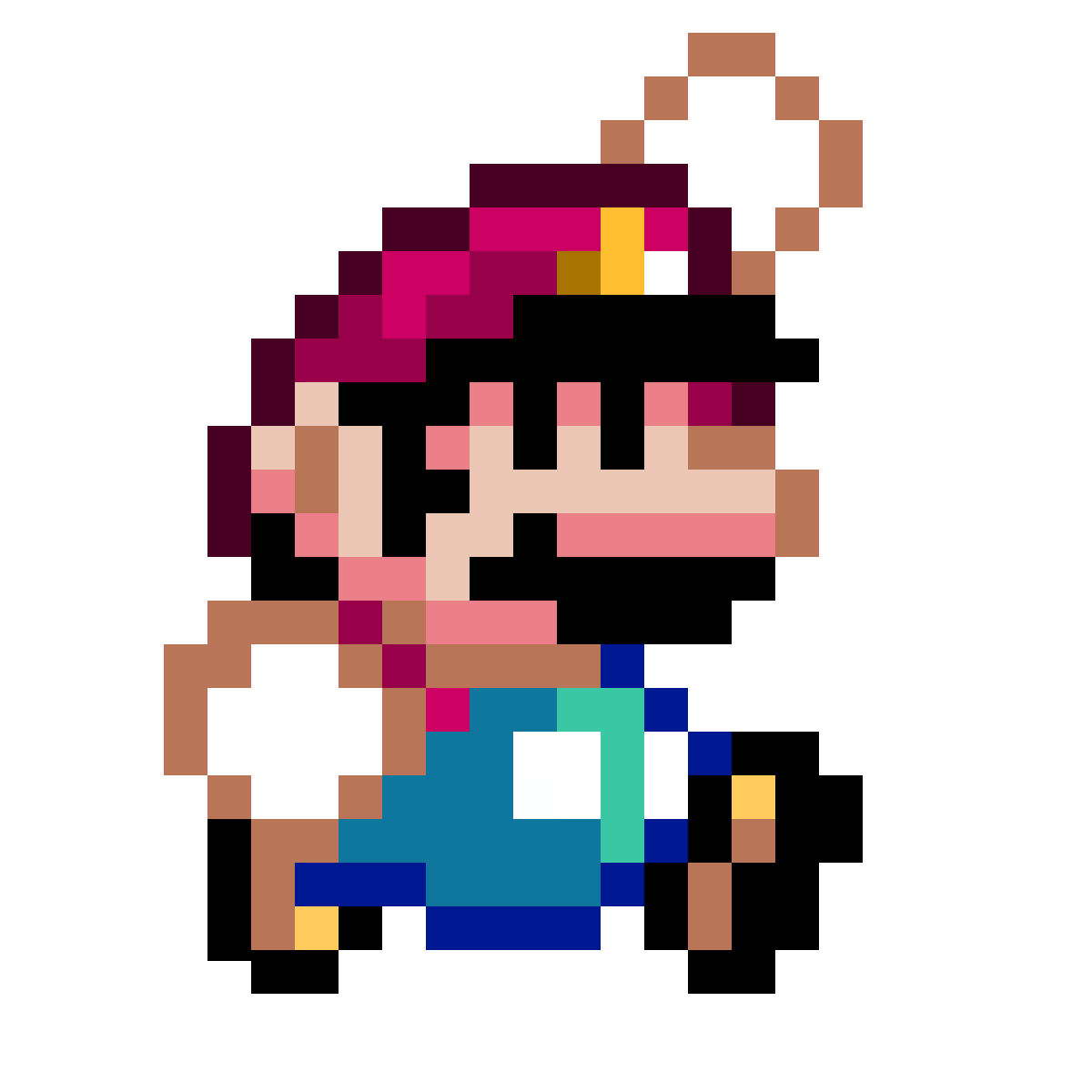 Editing Mini Mario - Free online pixel art drawing tool - Pixilart