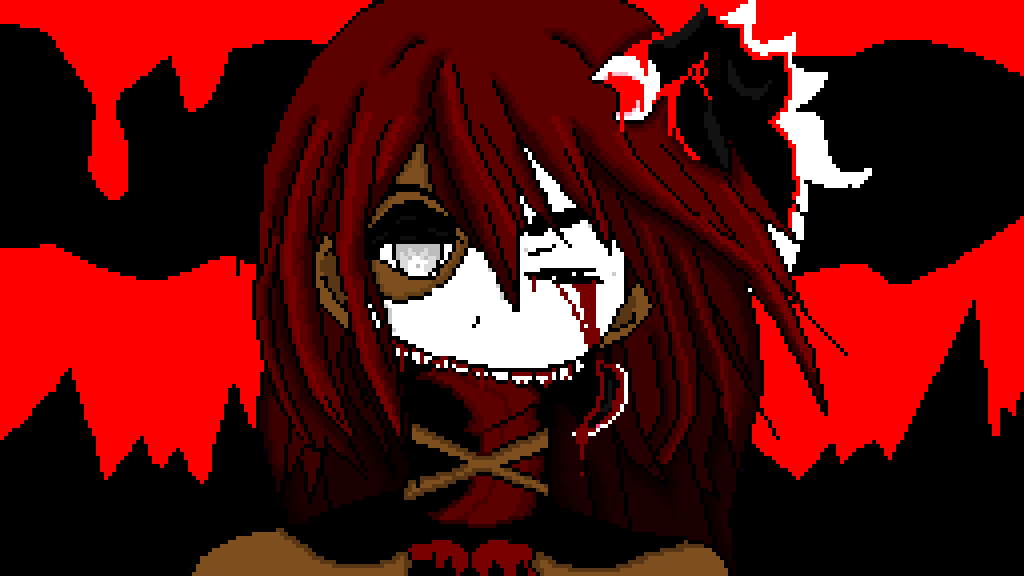 Pixilart - Mask- A -Thon Contest - Blood mask by Rosefirefly