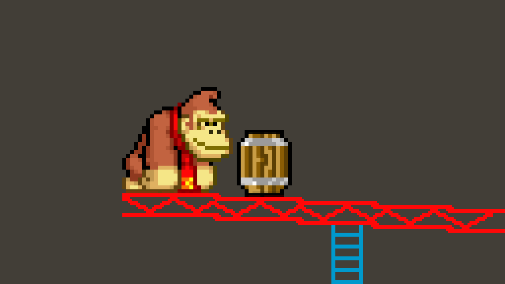 Editing DONKEY KONG - Free online pixel art drawing tool - Pixilart