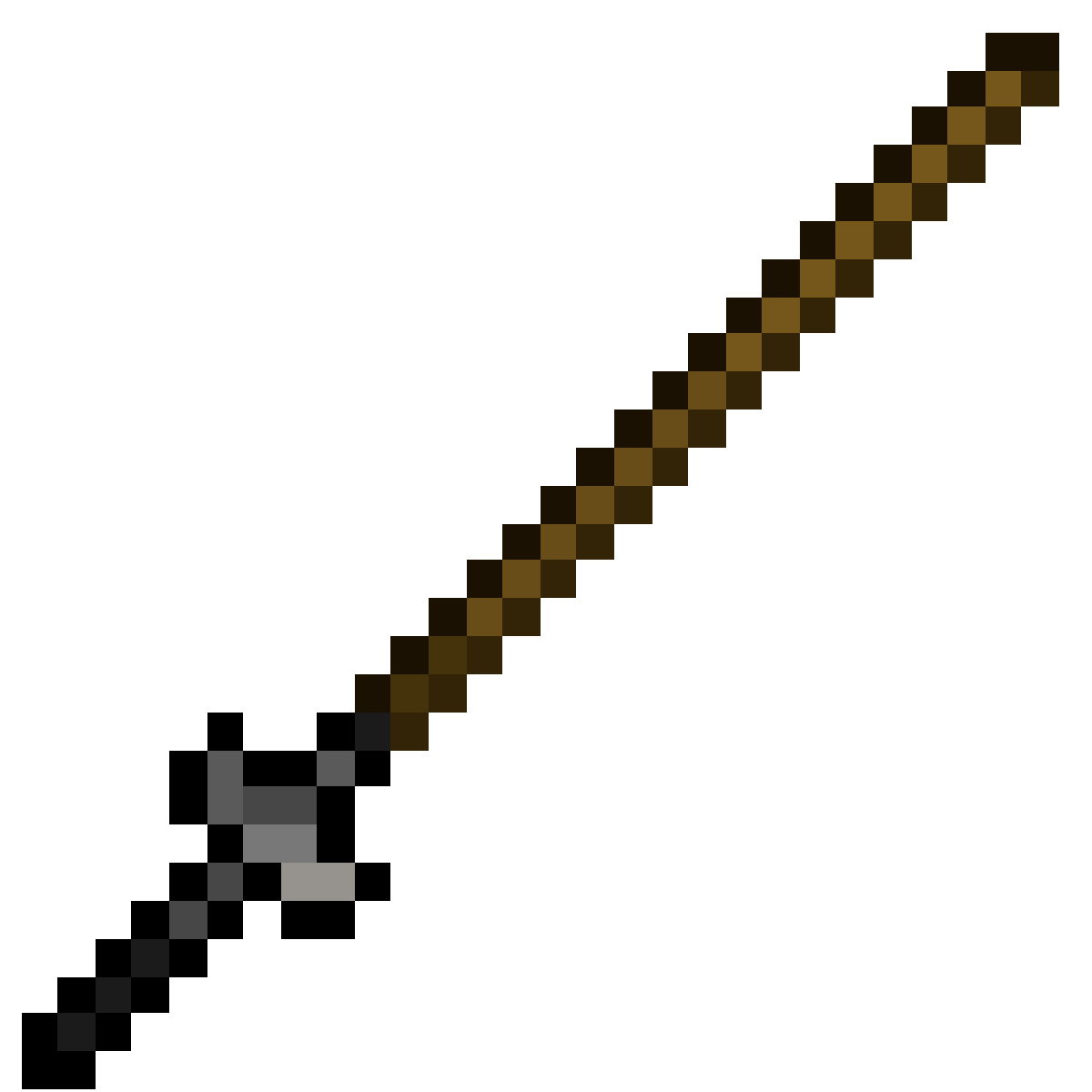 Pixilart - Wooden Rapier by LordEternal