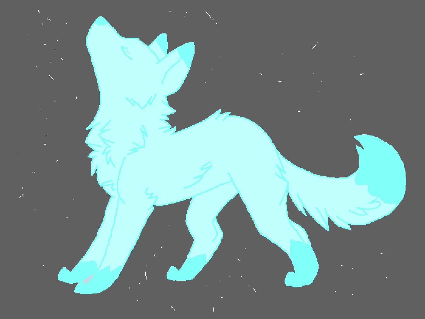 Cyan Wolf A Little Family Of Wolves! I'd Love To Do Some More Bigger