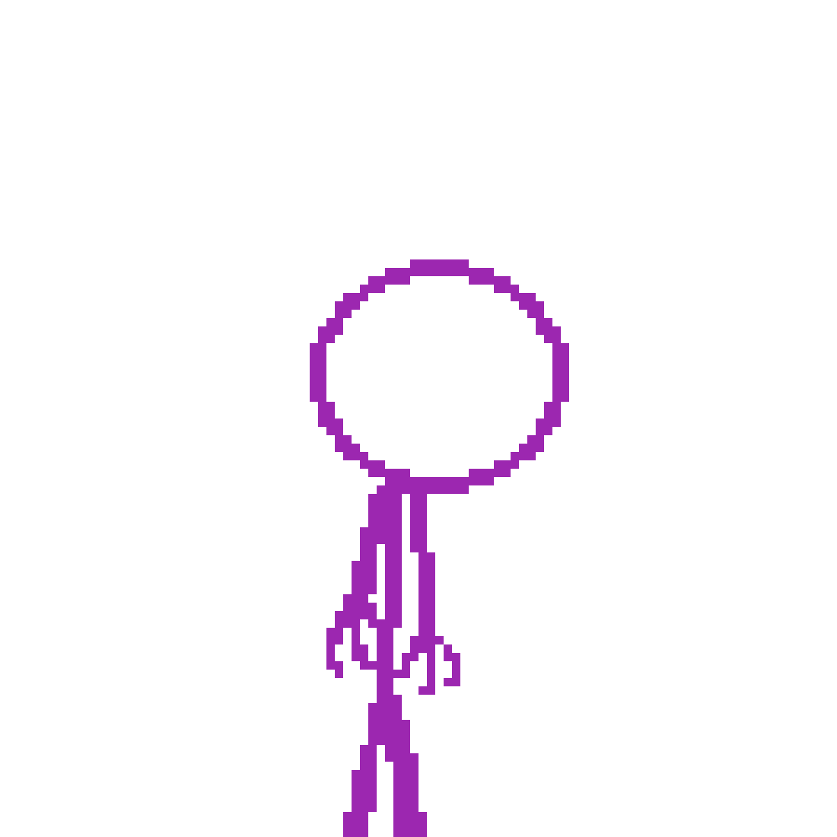 Pixilart - corrupted stickman fnf by blue-blue