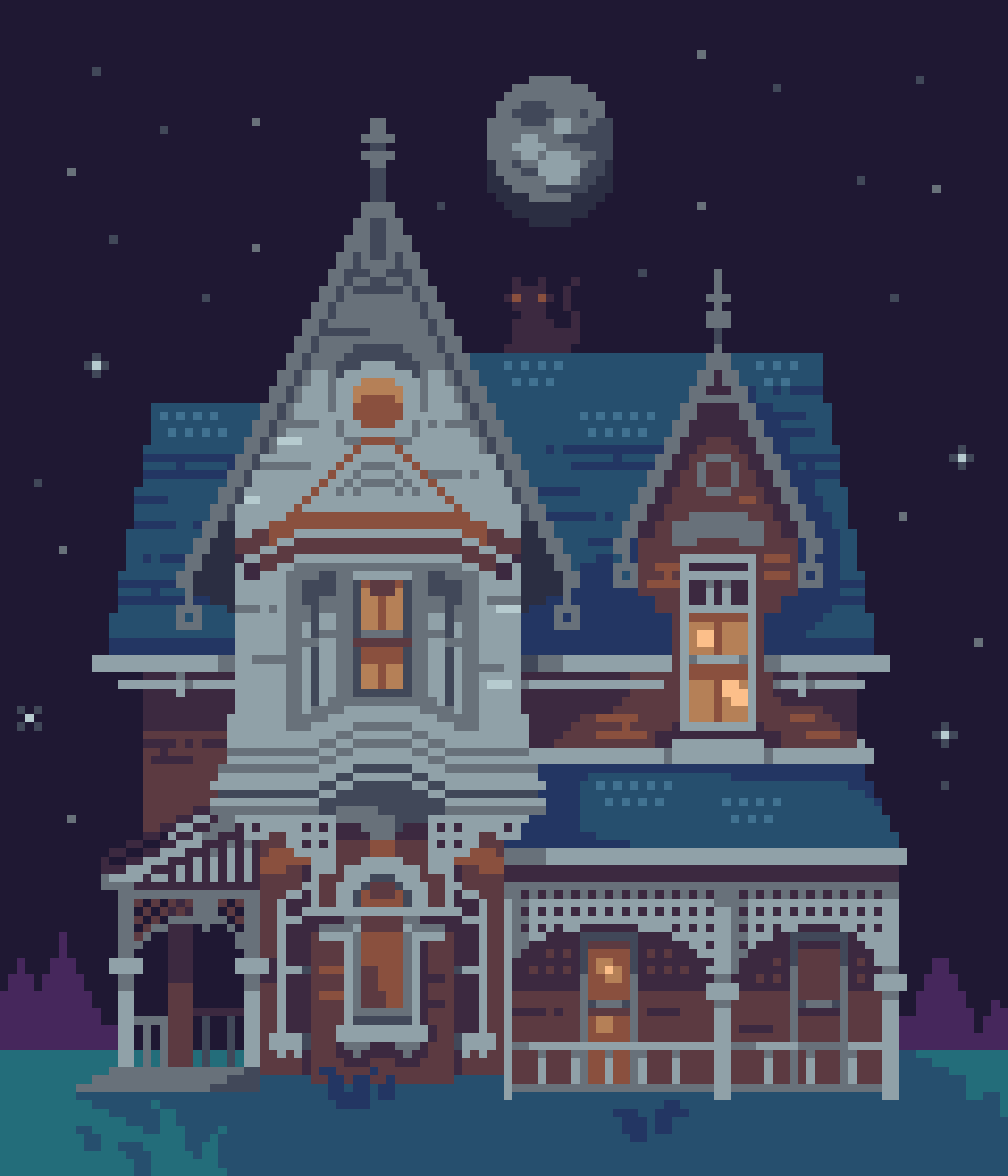 Pixilart - Midnight Stroll by Alpha6