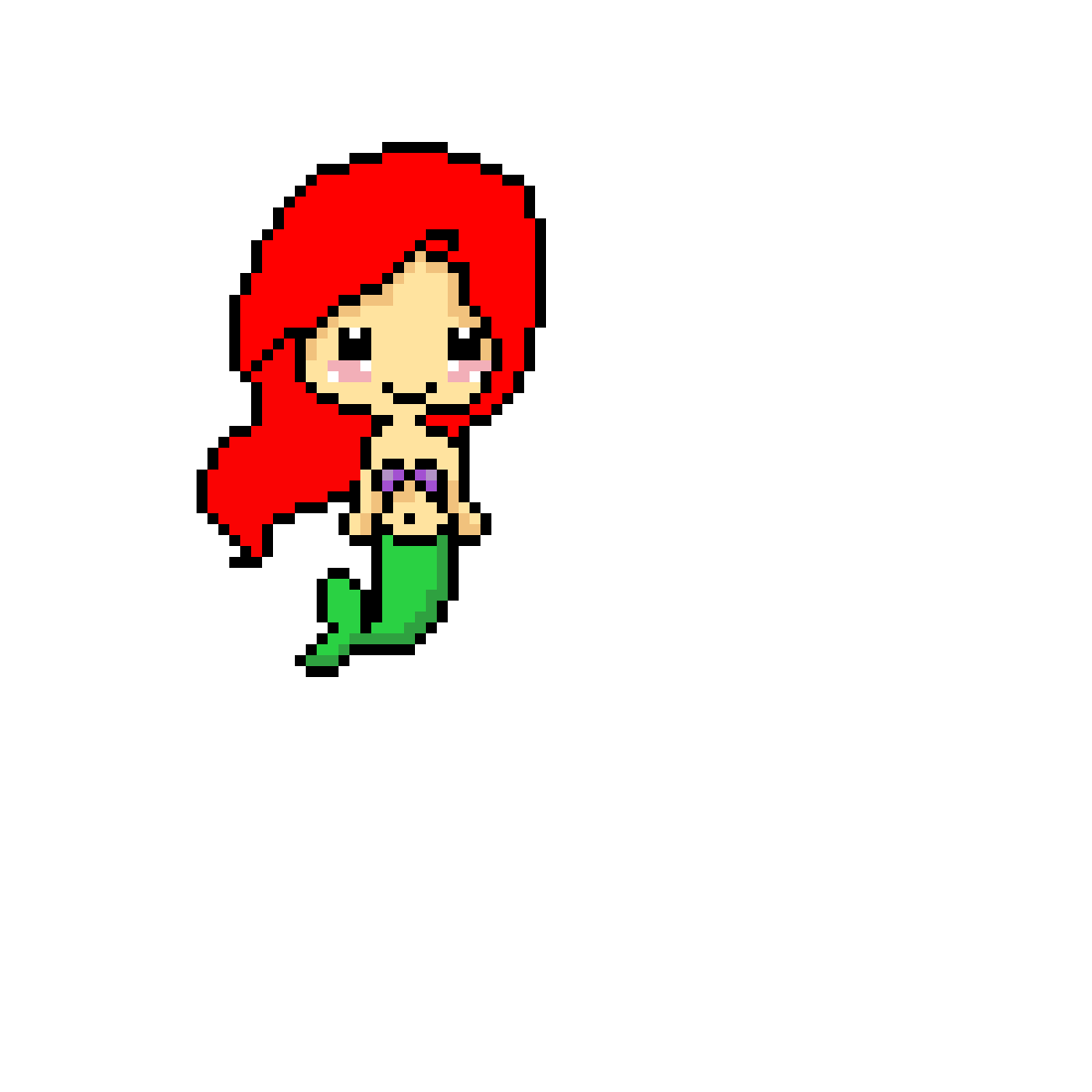 Editing ariel - Free online pixel art drawing tool - Pixilart