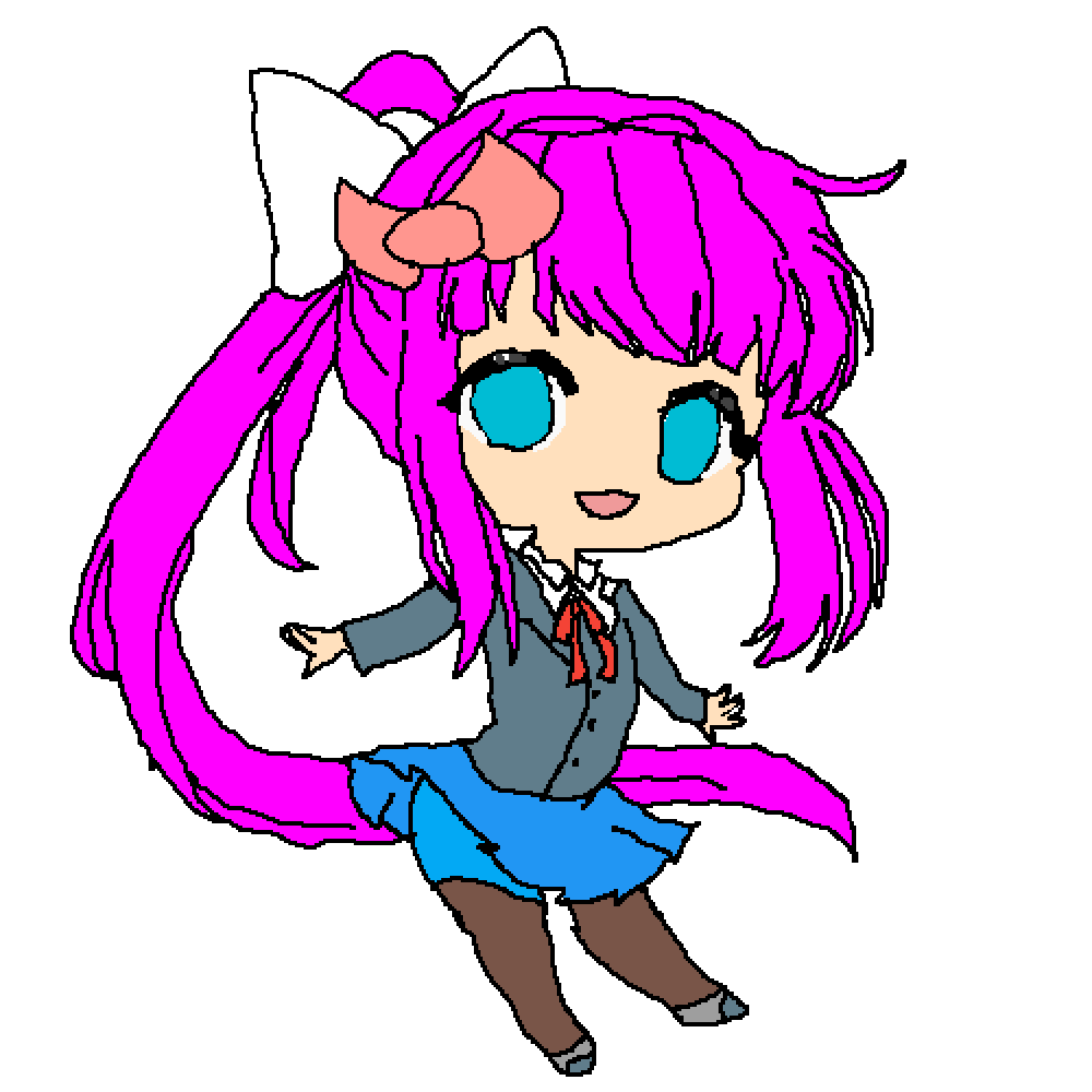 Pixilart - Meet my Doki Doki oc, Mandy by TinyDreamerYT