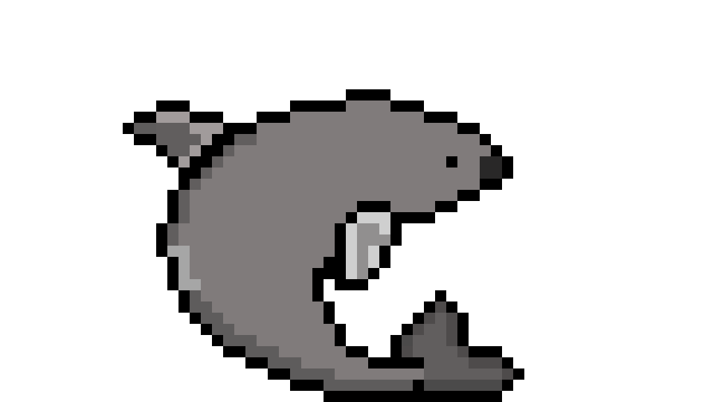 Pixilart - Dolphin by HackingLunatic