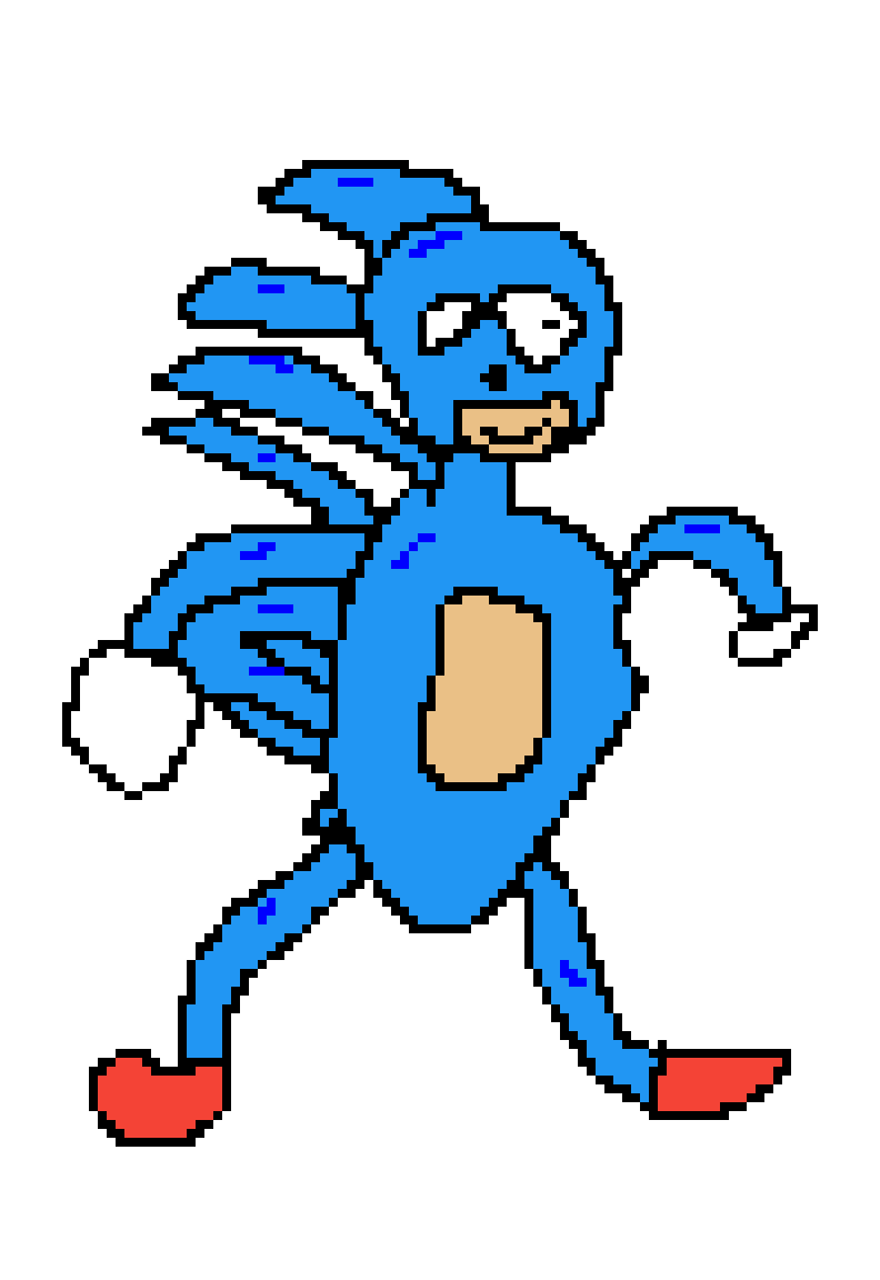 Pixilart - Sanic Mania Sprite by SonicPixel1233