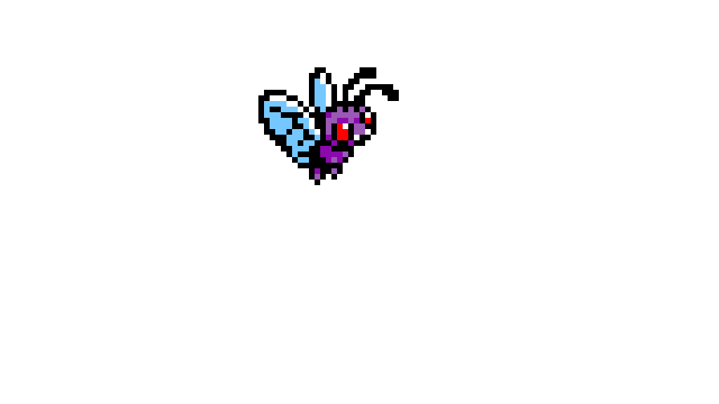 Pixilart - Butterfree Pixel Art by FullY5