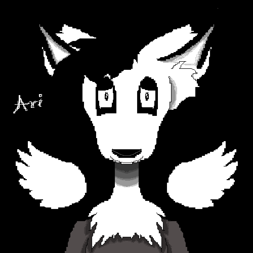 Pixilart - Ari the angel-wolf by AdreaneDragon