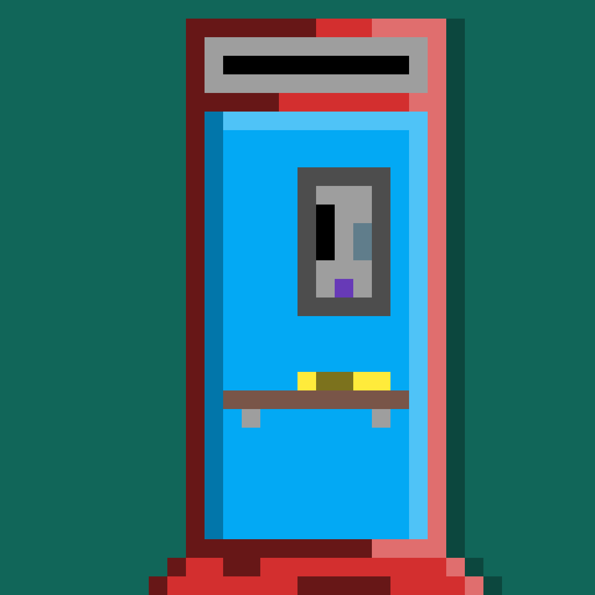 Pixilart - Phone Booth by Czesionyo