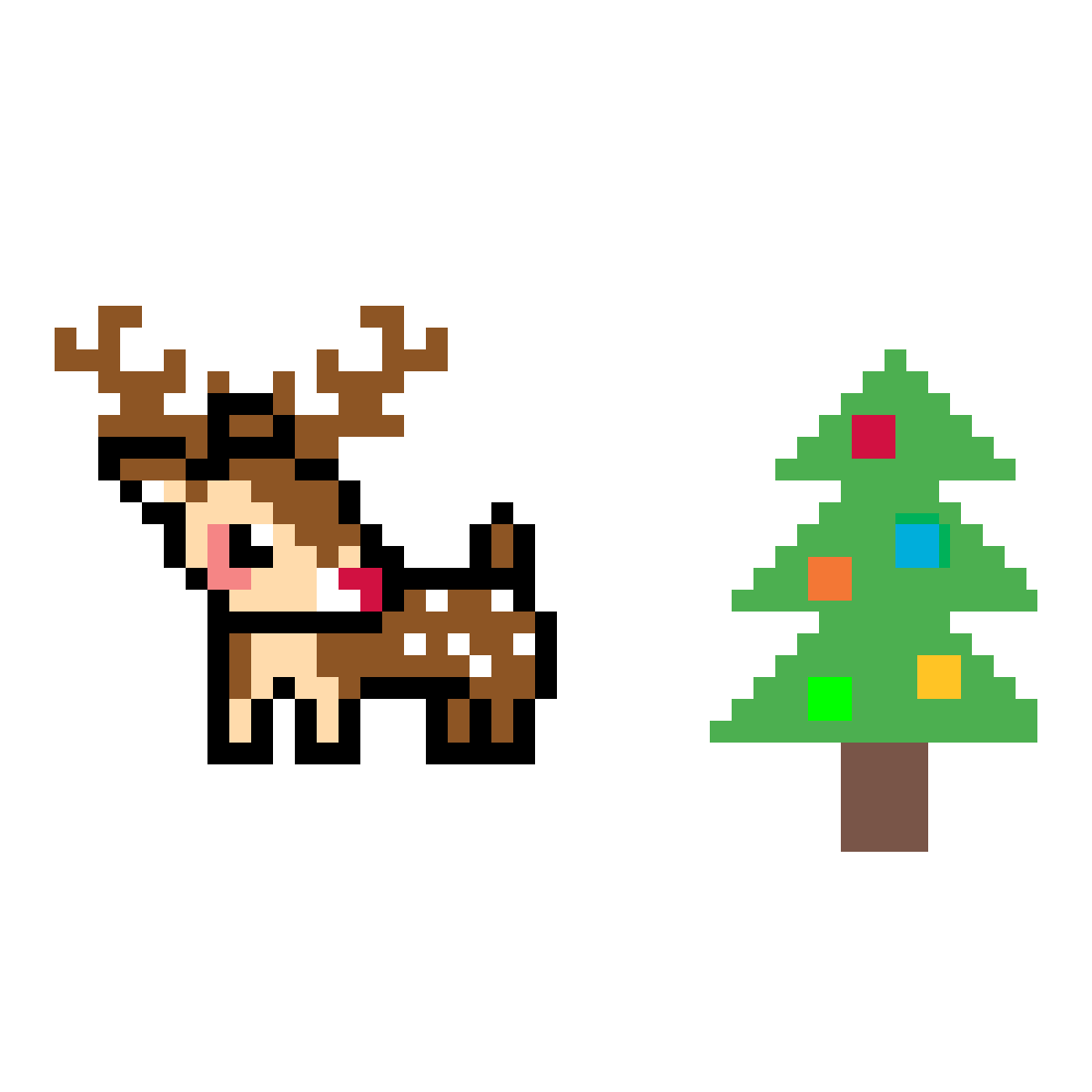 Pixilart - The Deer and The Tree by Pixelartist9