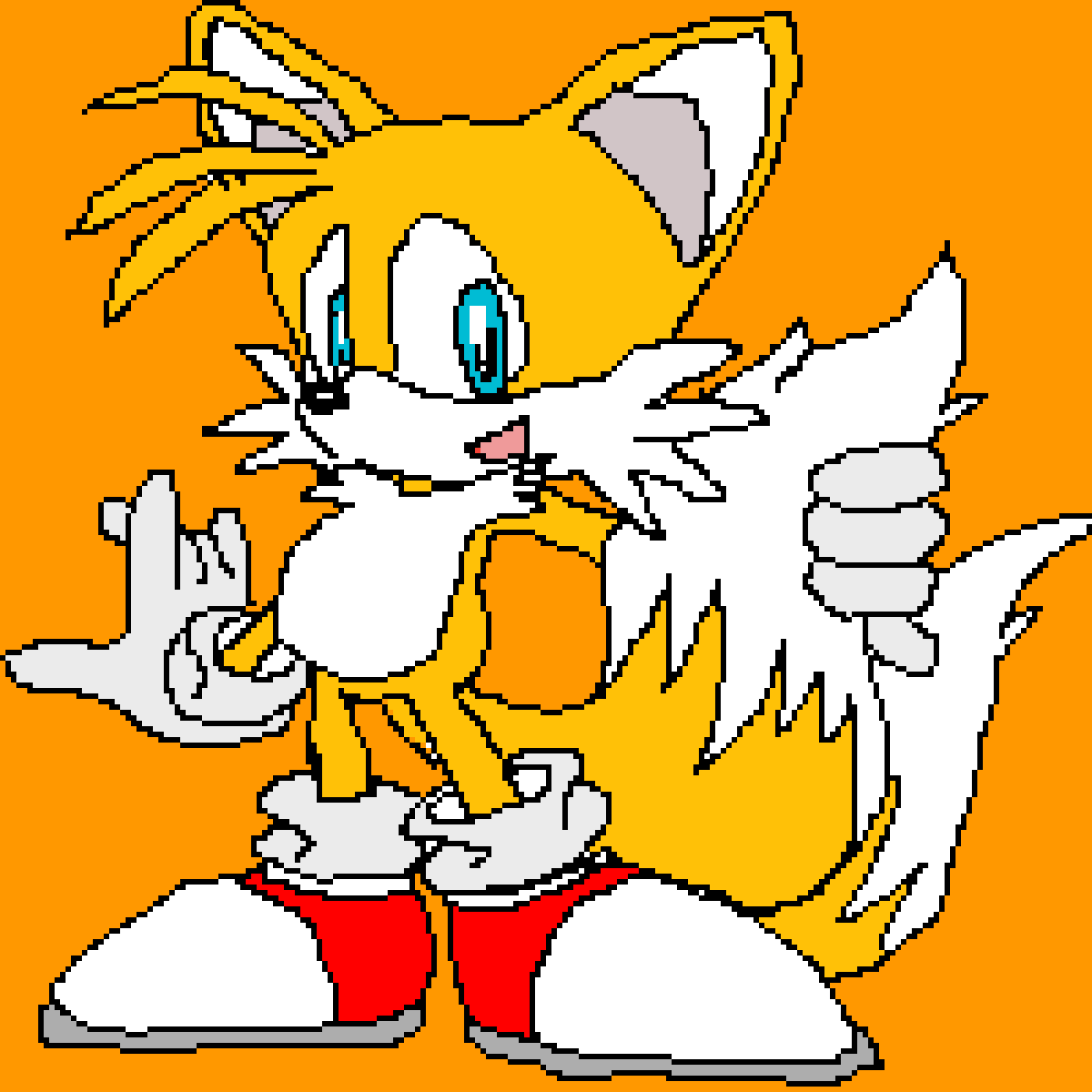 Pixilart - Tails The Fox by pokesonic1991