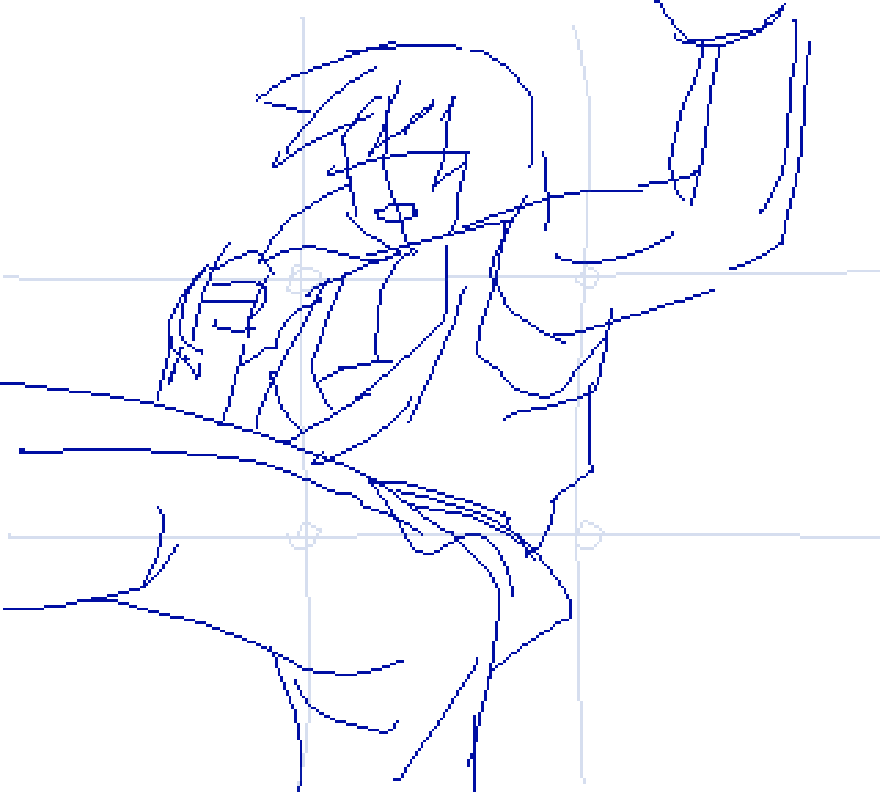 Pixilart - kicking animation by NarutoS2