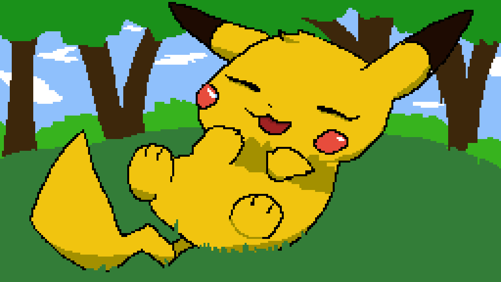Pixilart - Pikachu by Turtles