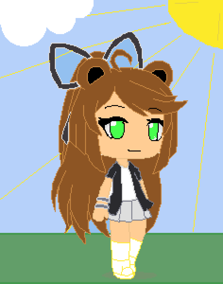 Editing gacha outfit - Free online pixel art drawing tool - Pixilart