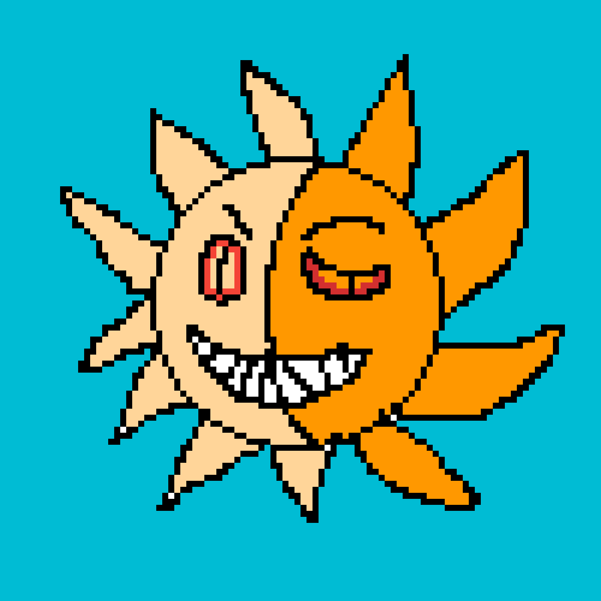 Pixilart - Sun Moon FnaF SB by Kittycatman