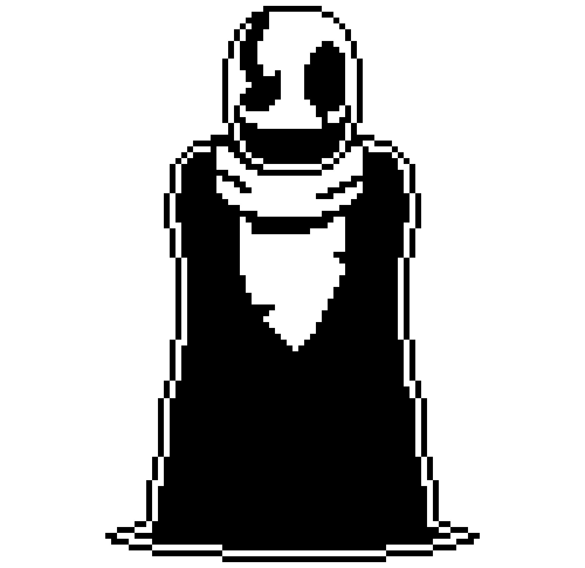 Pixilart - Custom gaster sprite by Chillcheese