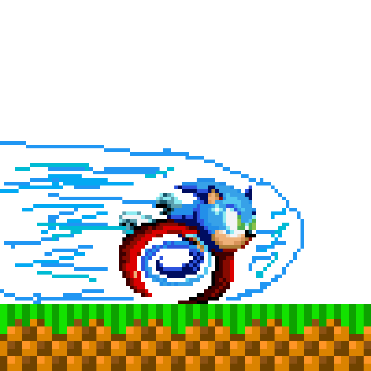 Pixilart - Sonic Boosting by atobin0002