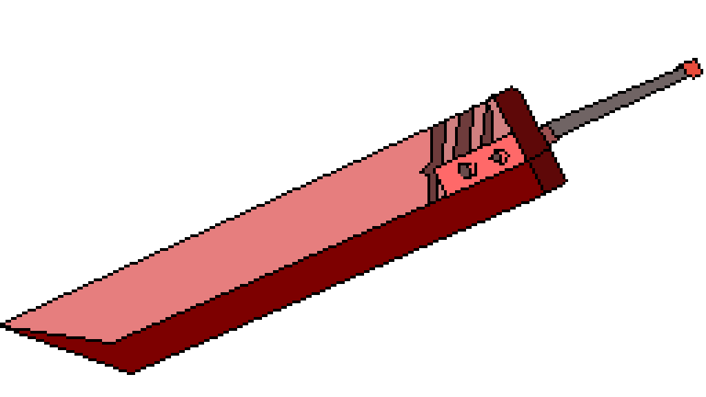 Editing Buster Sword - Collab ! - Free online pixel art drawing tool ...