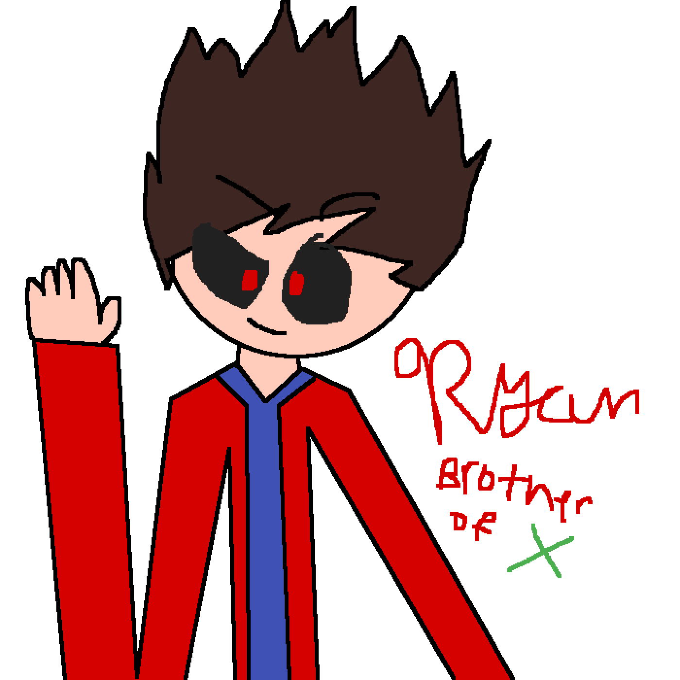 Pixilart - Ryan brother of X by Atiredtoaster
