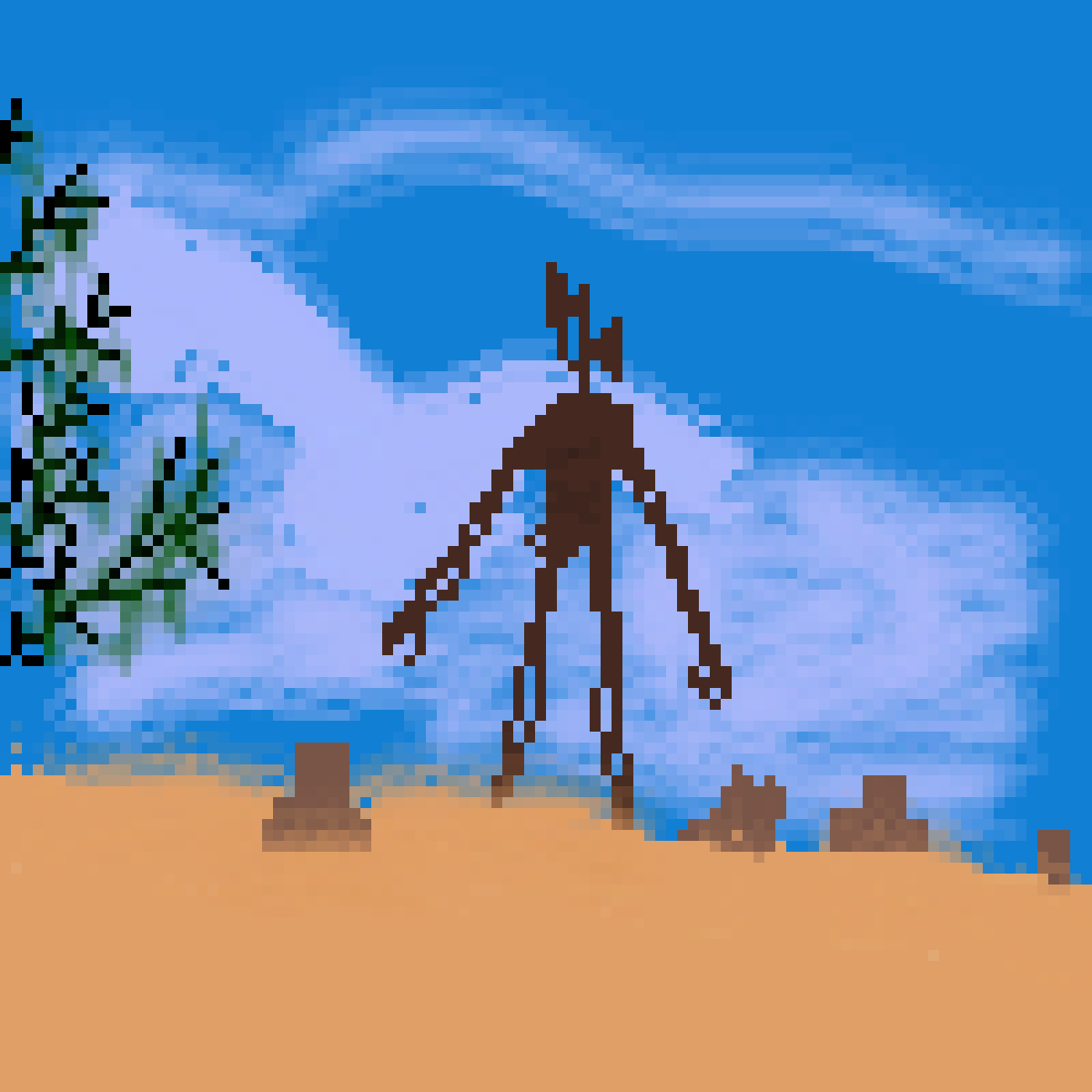 Edición Siren Head - Herramienta gratuita de dibujo en línea de pixel ...