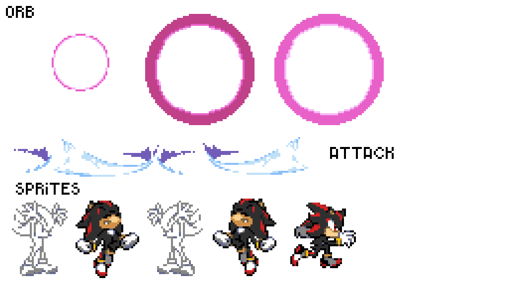 Pixilart - Shadow's Sprite Sheet by Error404