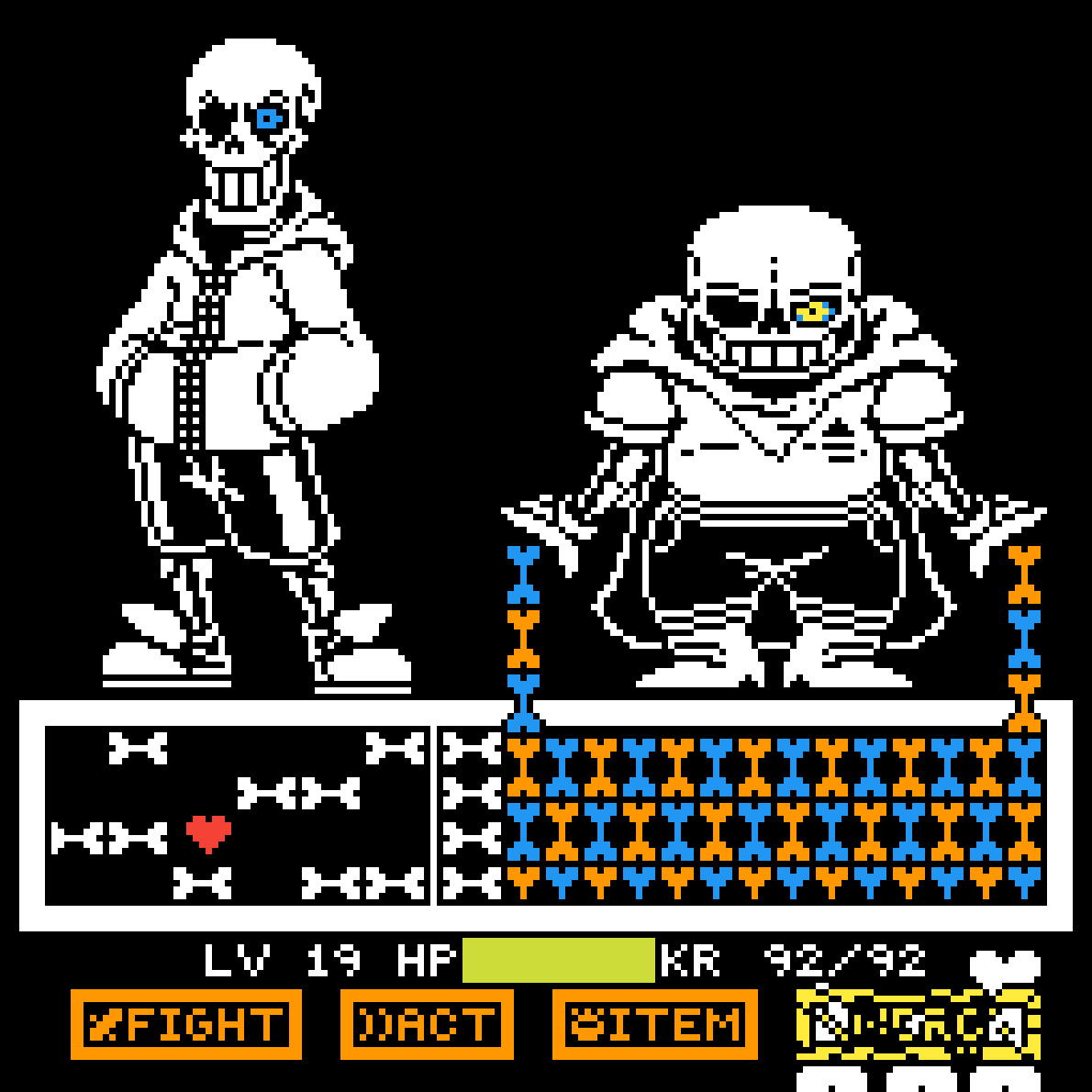 Pixilart Mlounderswap Sans Papy By Fusion12345