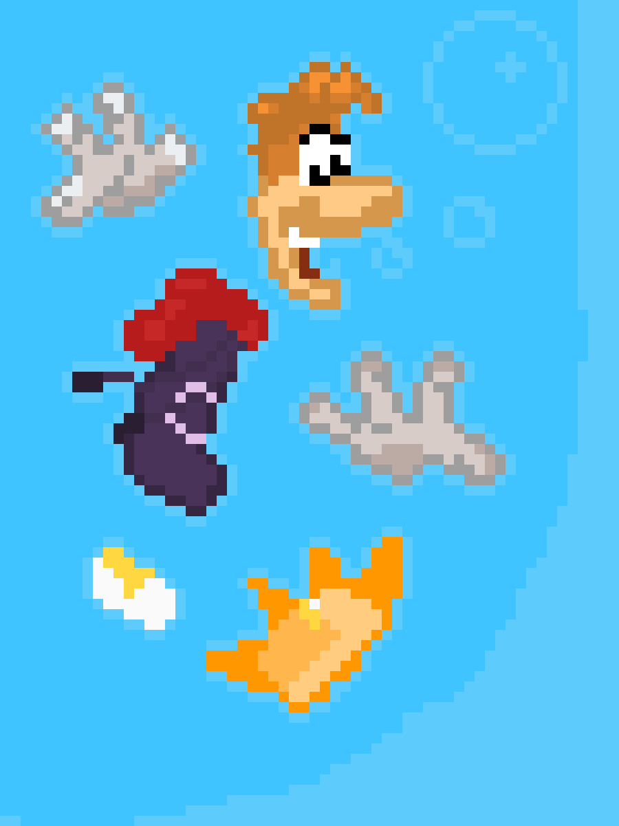 Pixilart - rayman by gamers5