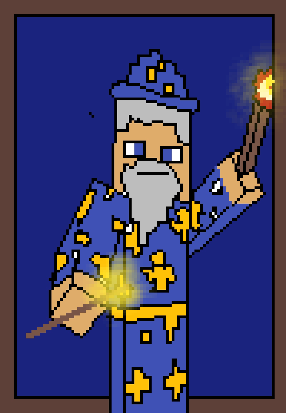 Editing minecraft wizard - Free online pixel art drawing tool - Pixilart