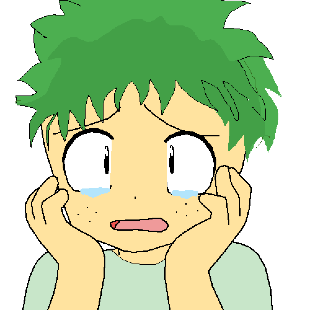 Editing Crying baby deku - Free online pixel art drawing tool - Pixilart