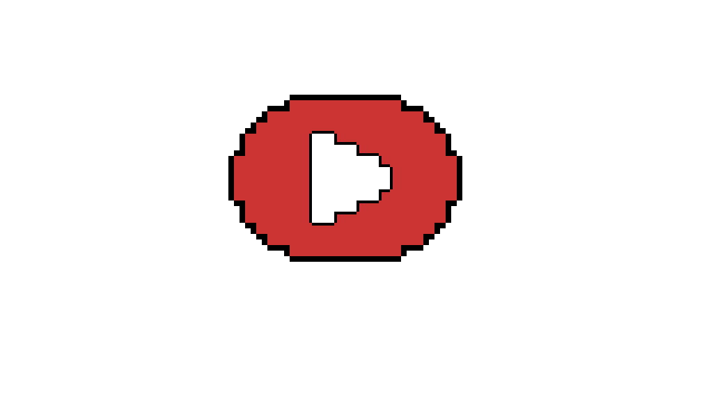 Editing youtube logo - Free online pixel art drawing tool - Pixilart