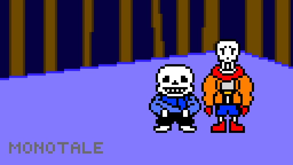 Editing Monotale (My Version) - Free online pixel art drawing tool ...