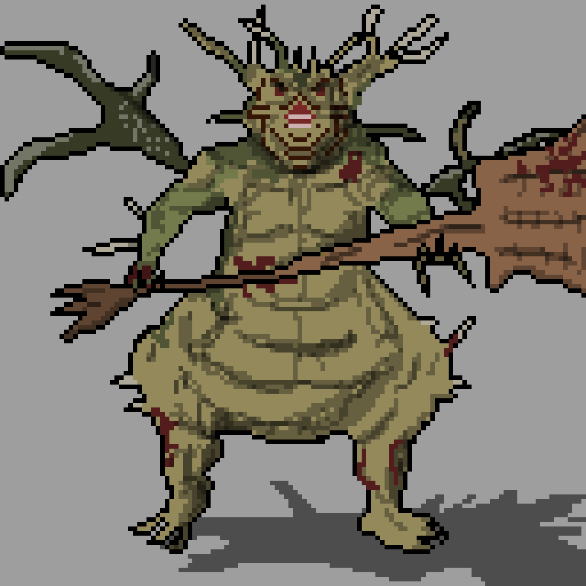 Pixilart - Asylum Demon by ardaaysel