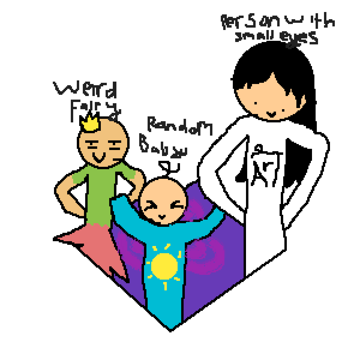 Pixilart - The weird crew by 64kpa