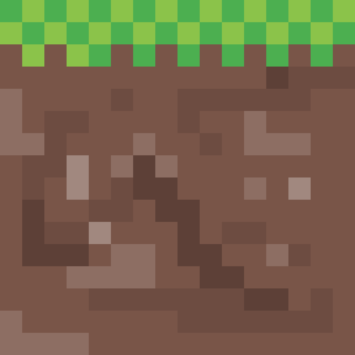 Pixilart - 16x16 grass block by iamnormal123