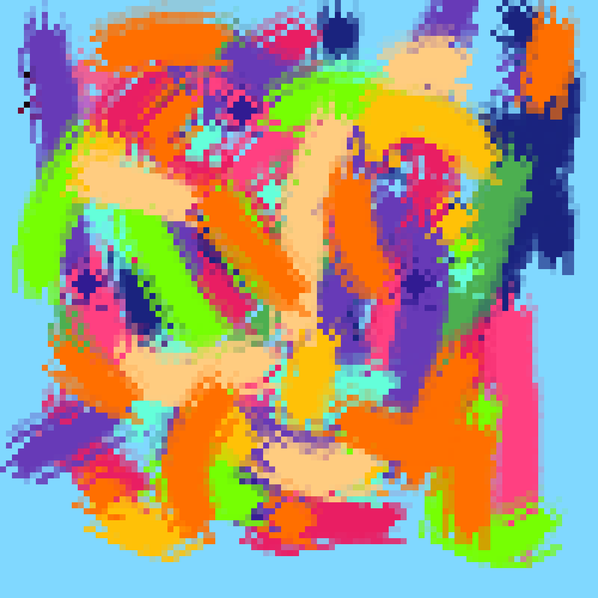 Editing abstract art - Free online pixel art drawing tool - Pixilart