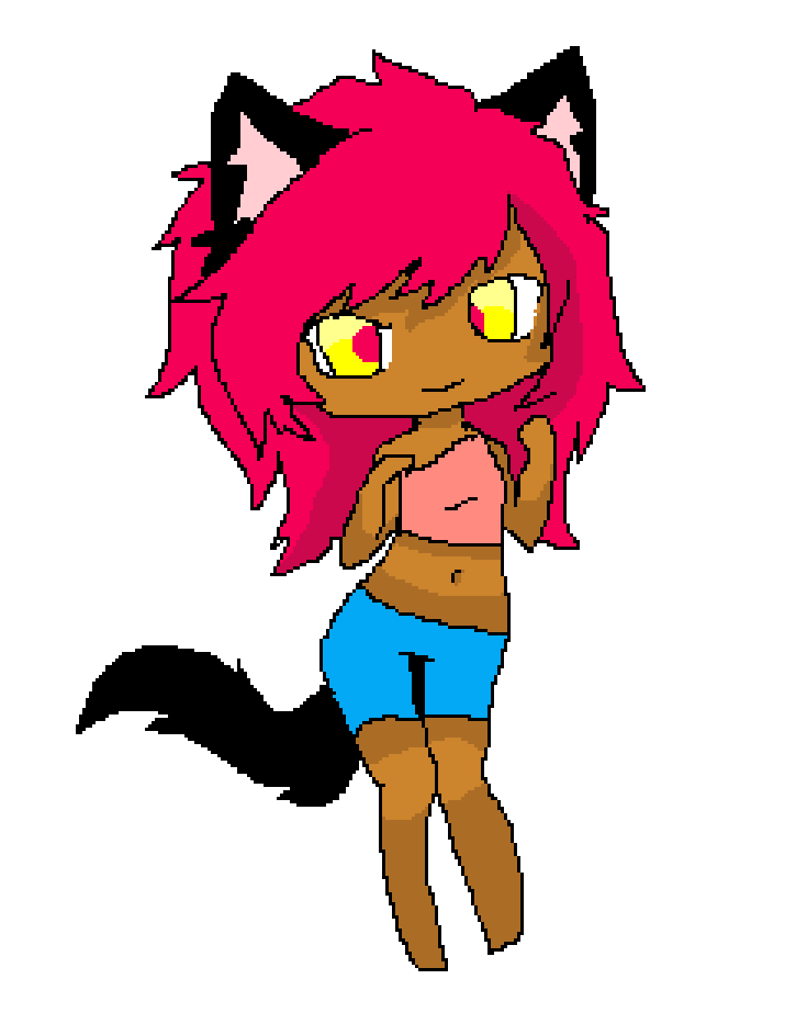 Editing cat girl - Free online pixel art drawing tool - Pixilart