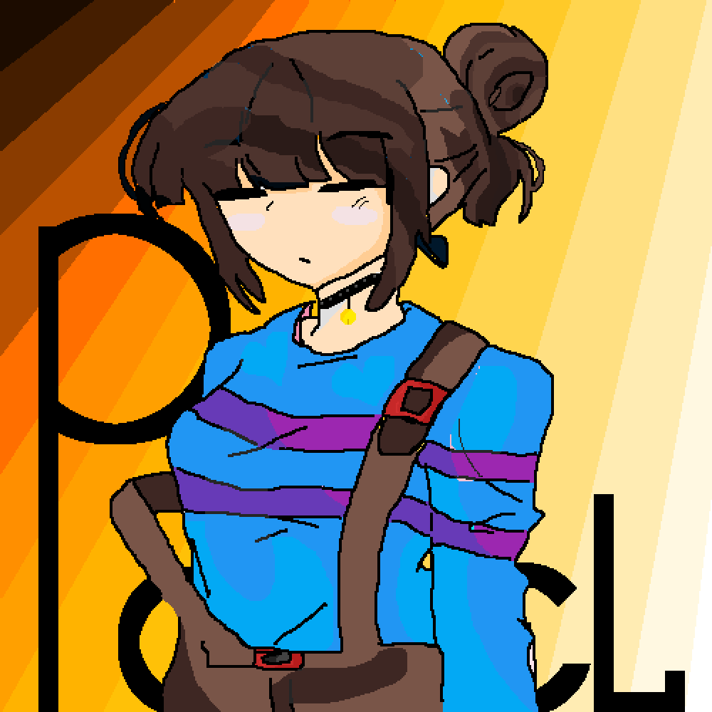 Pixilart - Frisk - Credit to original artist by ashfrumpallet