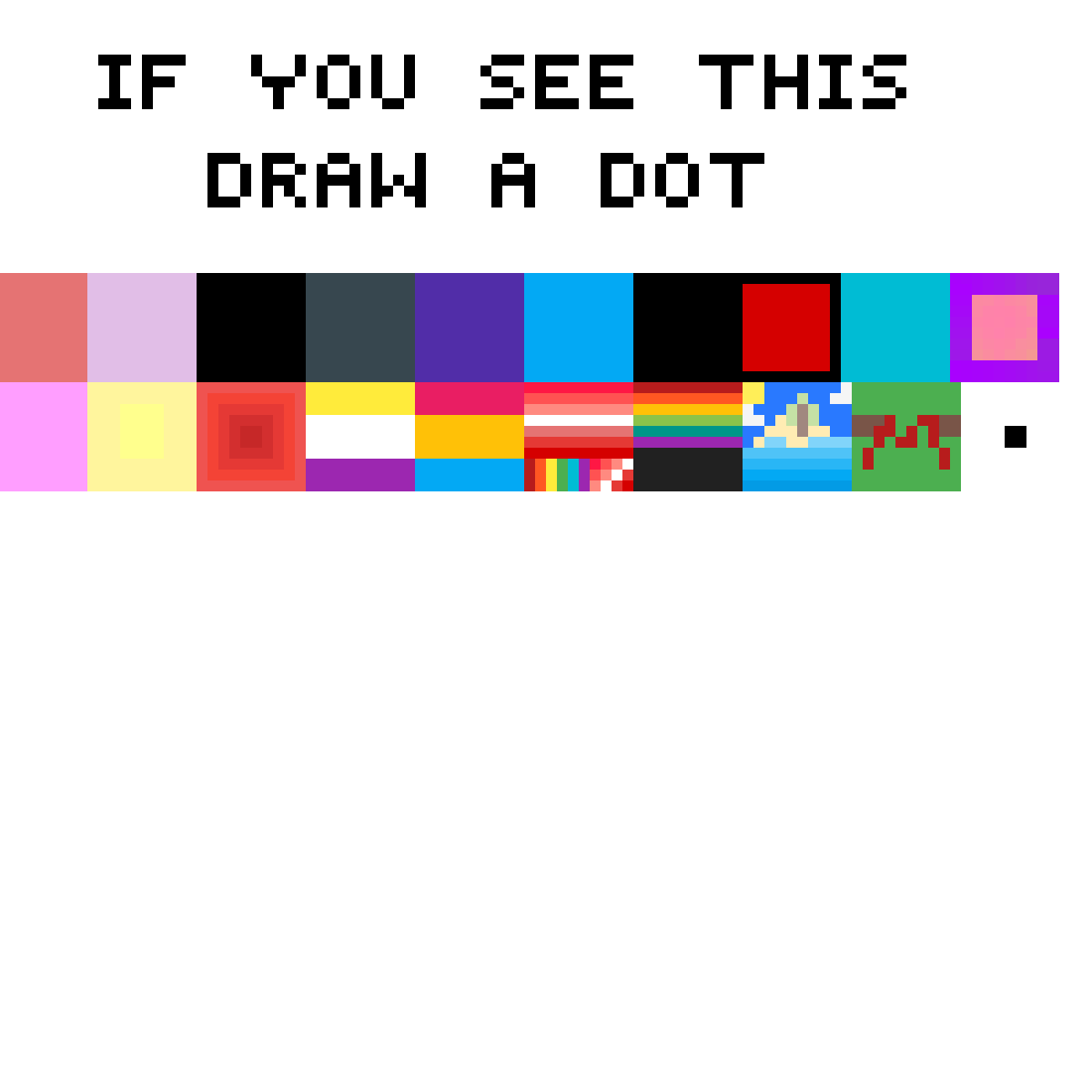 Editing Draw A Dot Pls - Free online pixel art drawing tool - Pixilart