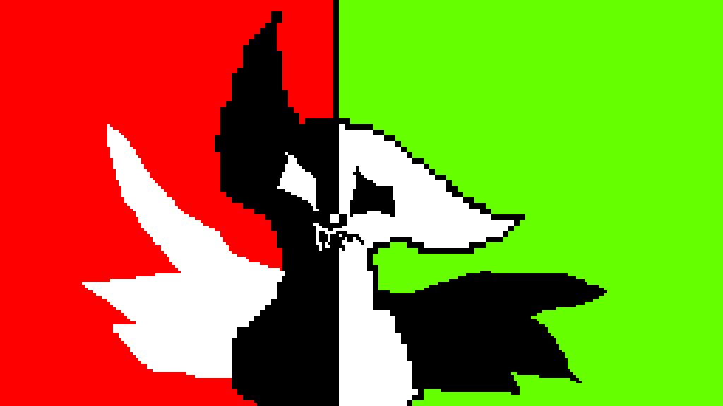 Pixilart - dark side v.s good side by flying-ponies