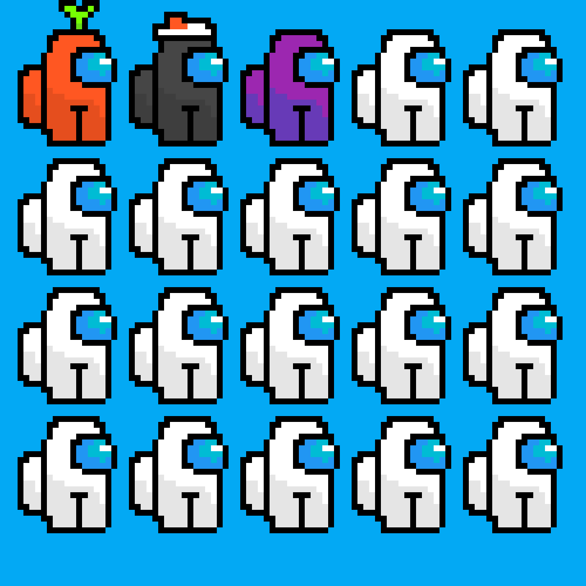 Editing among us - Free online pixel art drawing tool - Pixilart