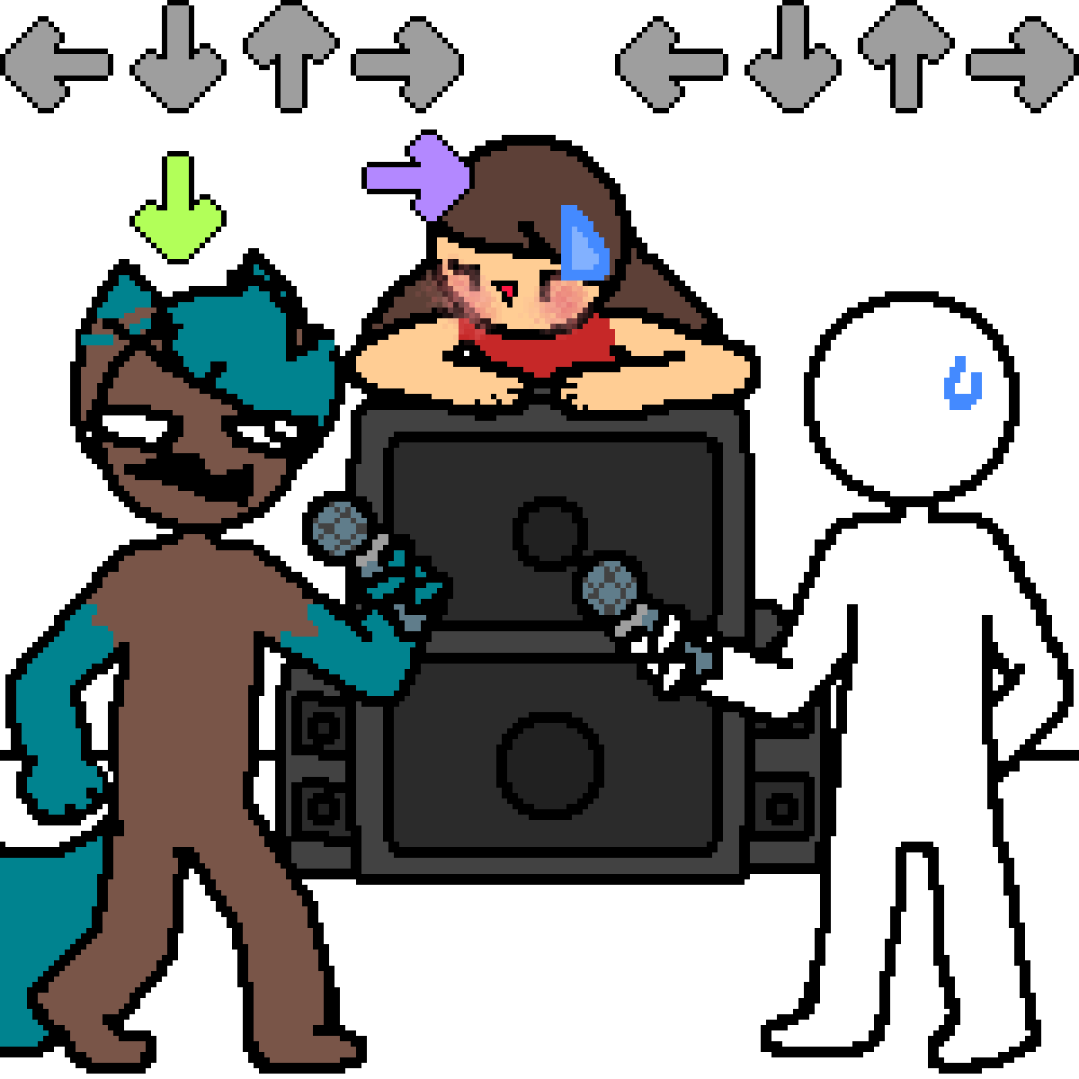 Pixilart - FNF uwu by junepaws