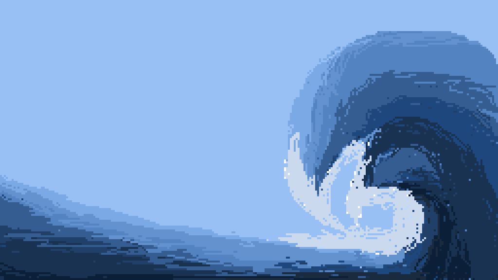 Pixilart - wave by noticedmesenpai