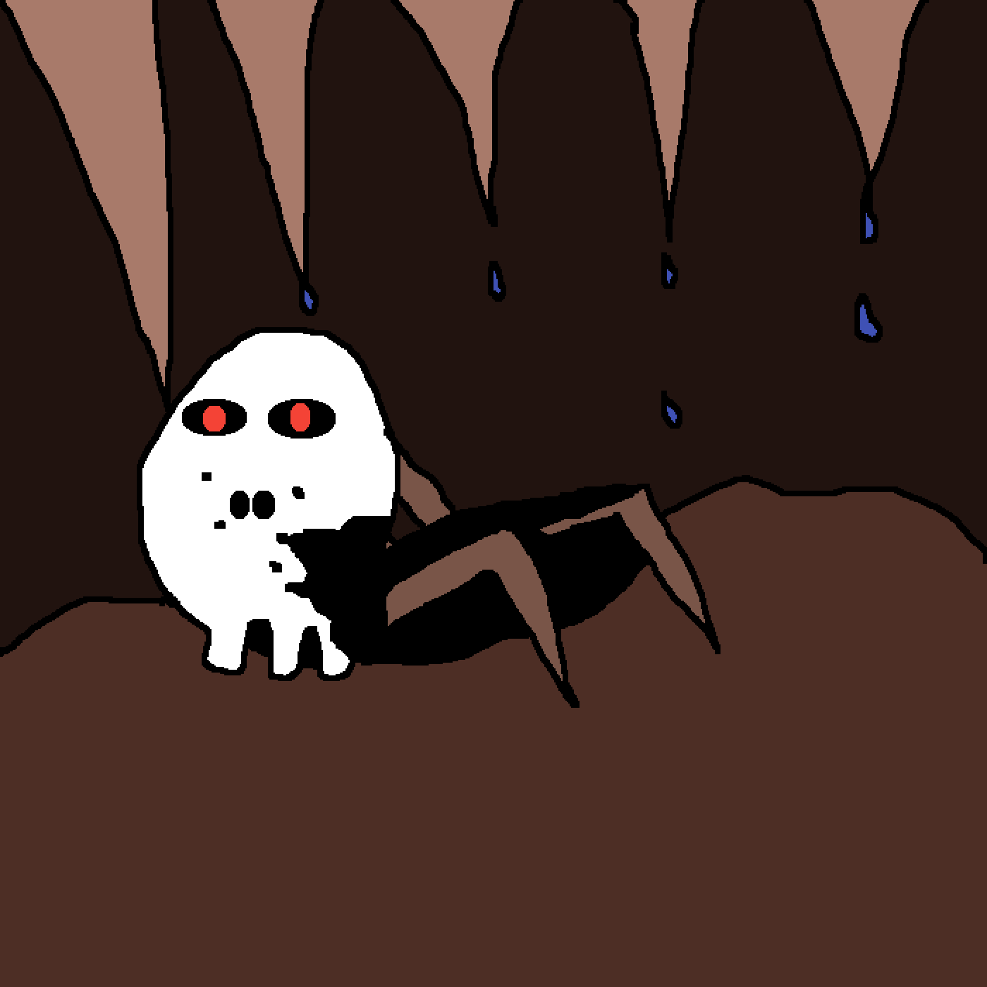 Pixilart - Skull Walker by MCZombie