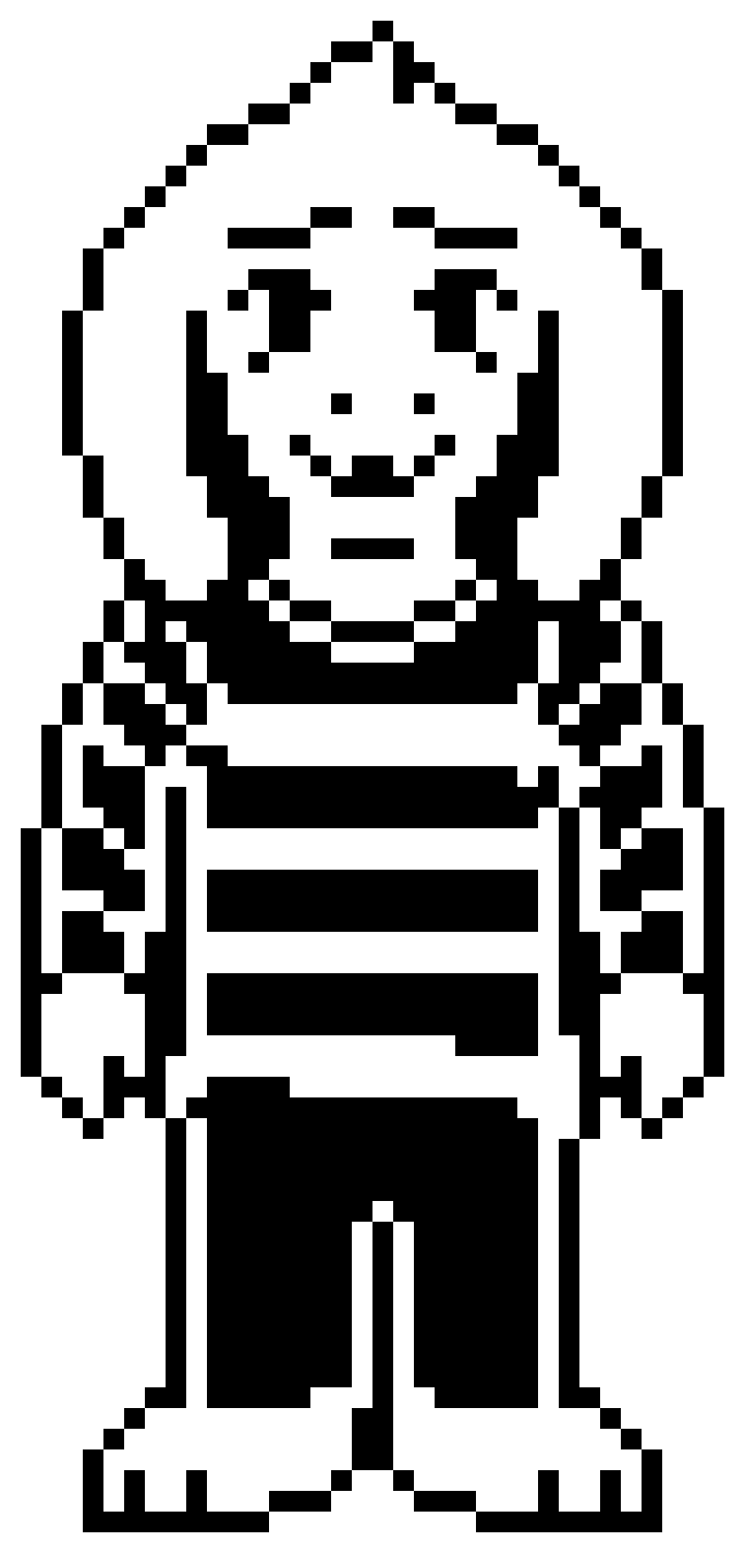 Pixilart - UnderTale Asriel Base by SpongeDrew