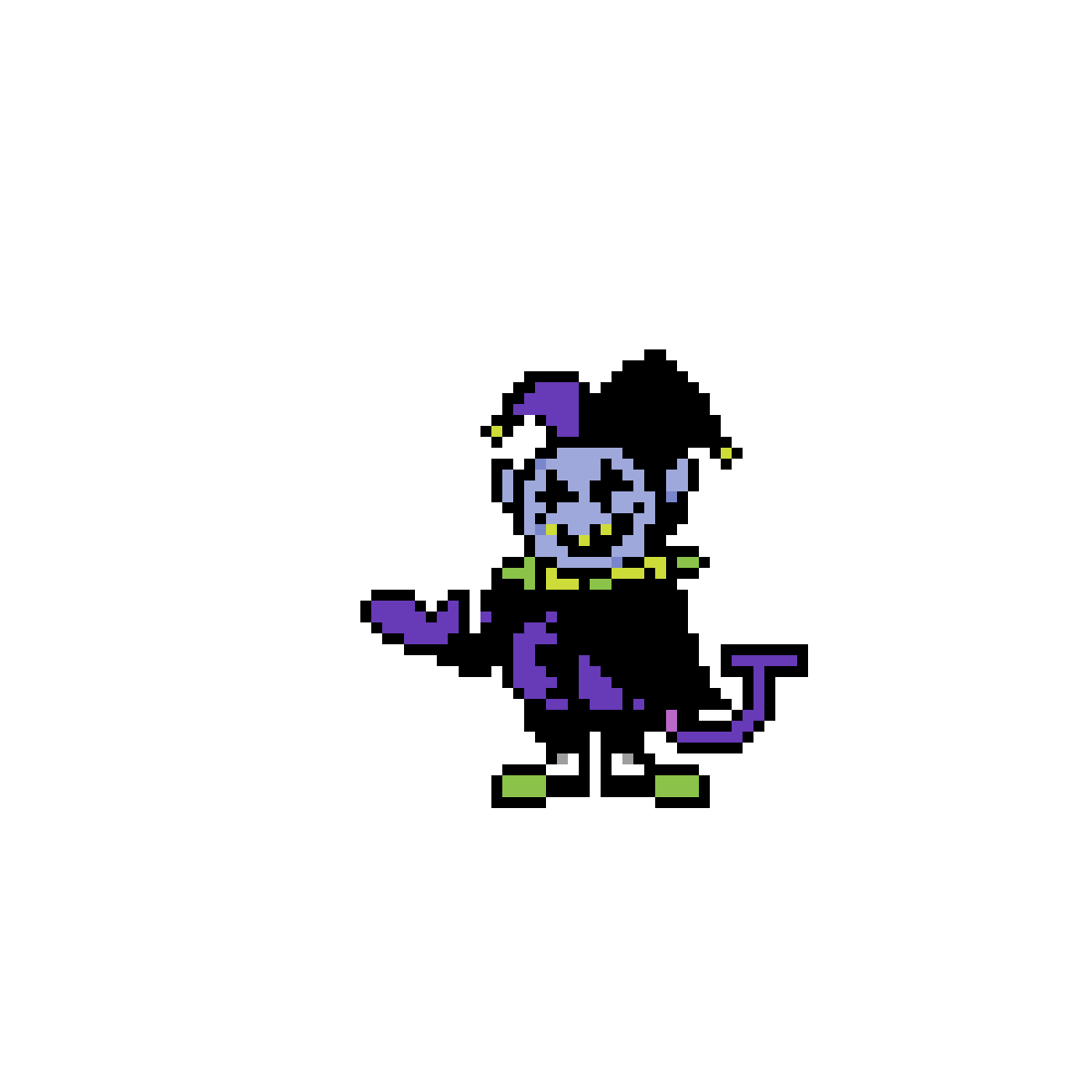 Pixilart - Fixed Jevil Stamp by foo