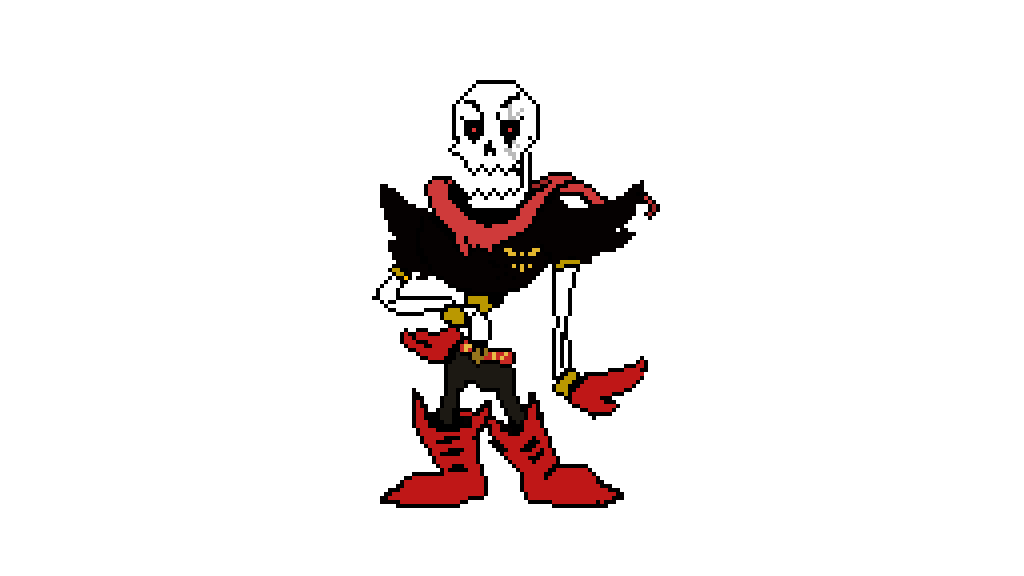 Pixilart - Underfell Papyrus. [ Underfell ] by Anonymous